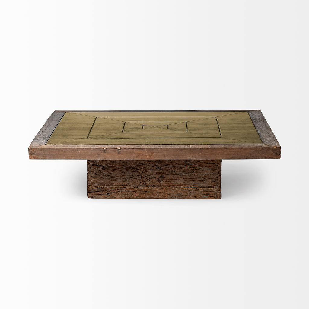 Kandinsky 50" Square Reclaimed Wood Coffee Table – Adore Interiors ...